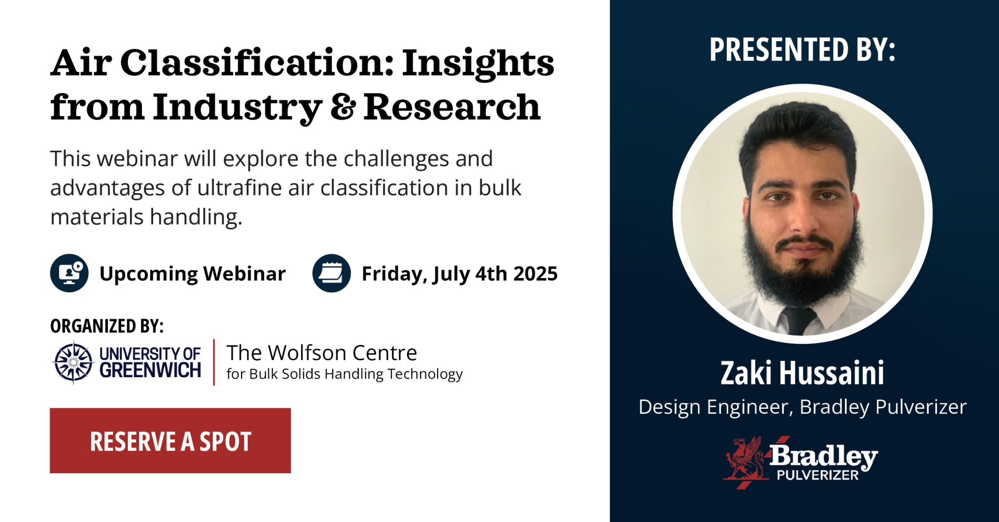 WEBINAR - Maximizing Efficiencies in Ultrafine Air Classification: A ...